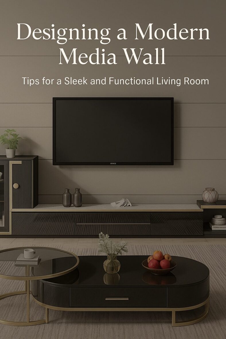 Designing a Modern Media Wall: Tips for a Sleek and Functional Living ...