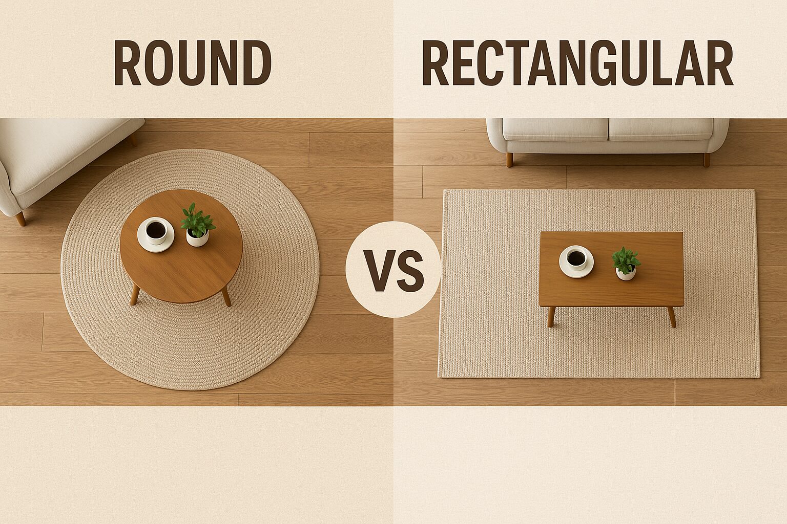 Round vs Rectangular Rugs: Which Shape Is Best for Space?